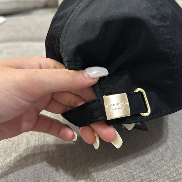 kate spade | Accessories | Nwt Kate Spade Ny Sam Icon Black Baseball ...